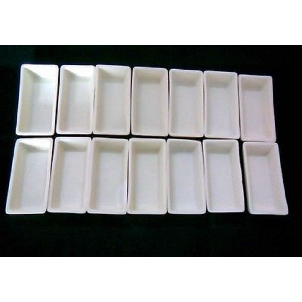 2pcs Alumina Ceramic Crucible Boat Sample Holder Furnaces1600℃ Seramik ...