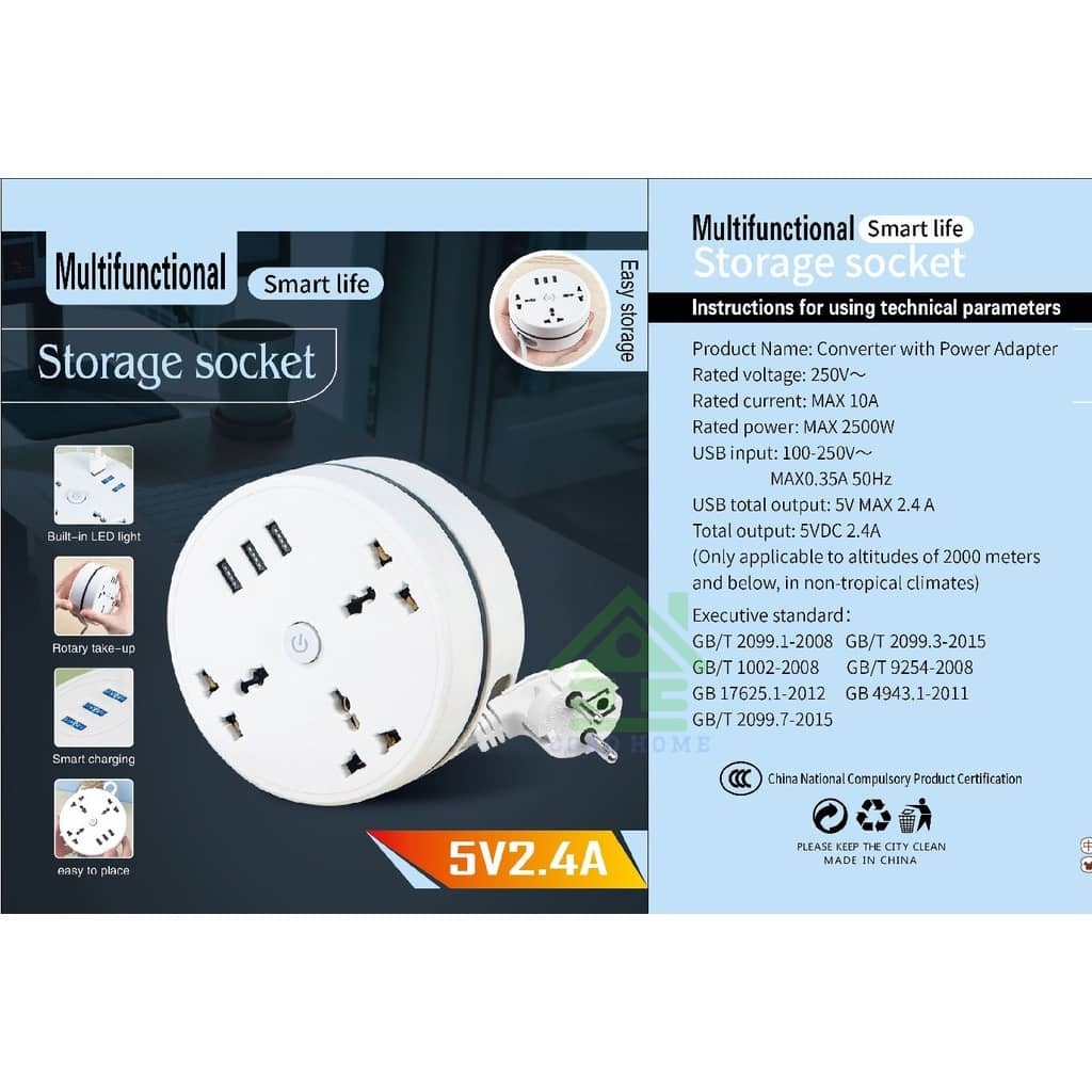 10M , 15M 40/016 X 3C Full Copper 3 Gang Round Extension Box Cable Reel ...