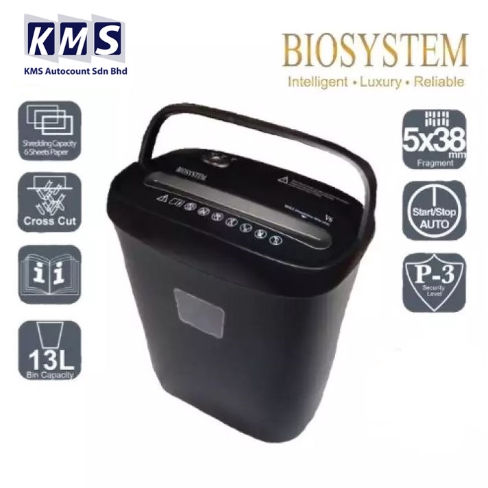 BIOSYSTEM Personal Shredder (V6) - Paper Shredder | Shopee Malaysia
