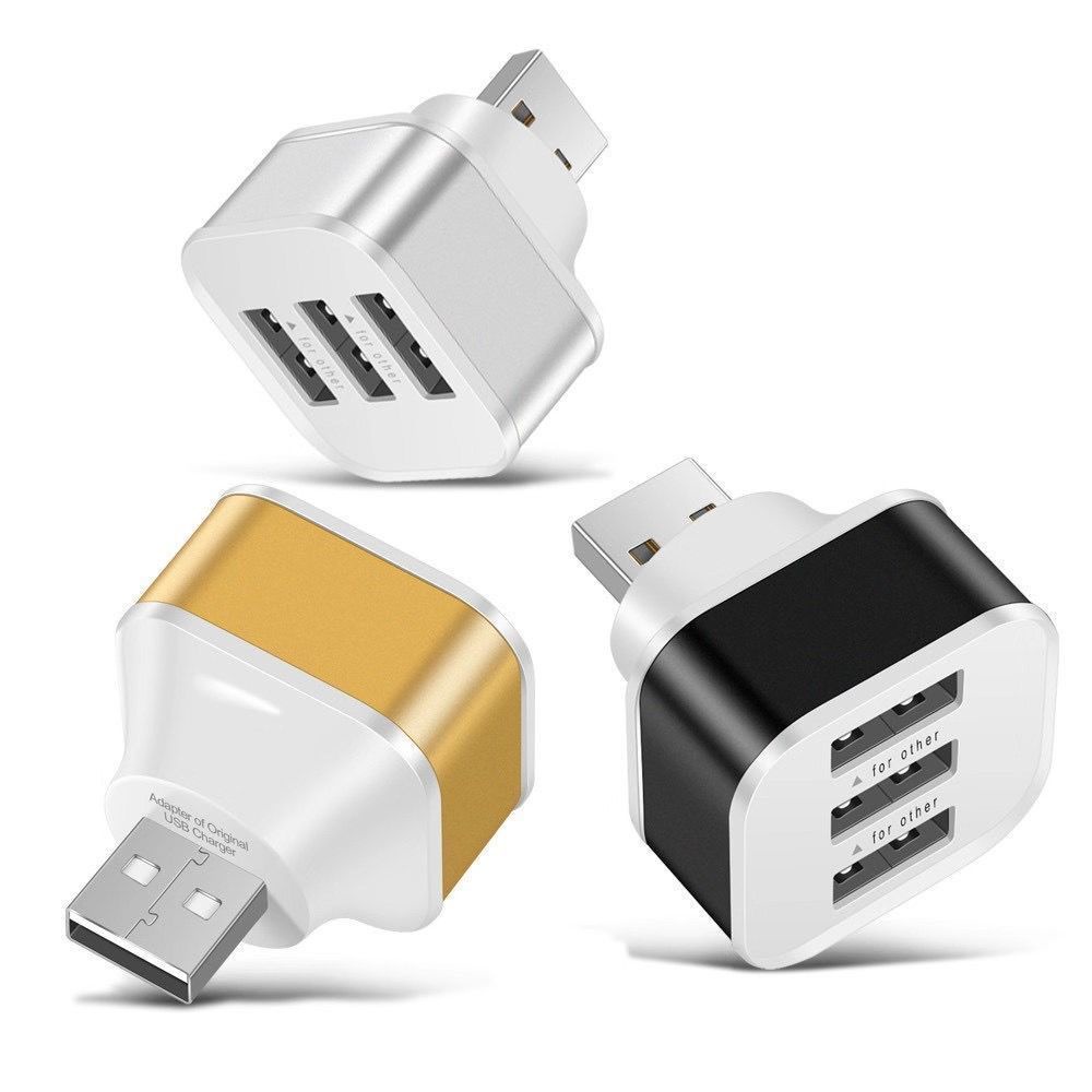 usb Extender Car Charger Three-In-One Luminous ubs Multi-Purpose Socket ...