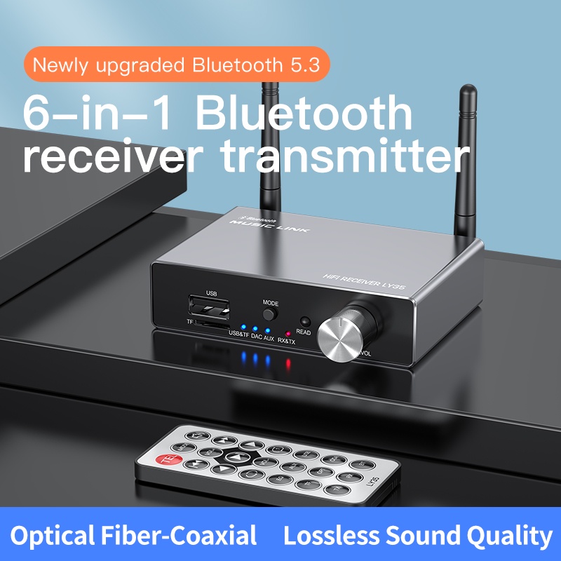 Optical Fiber Coaxial Bluetooth Receiver Transmitter Audio Digital ...