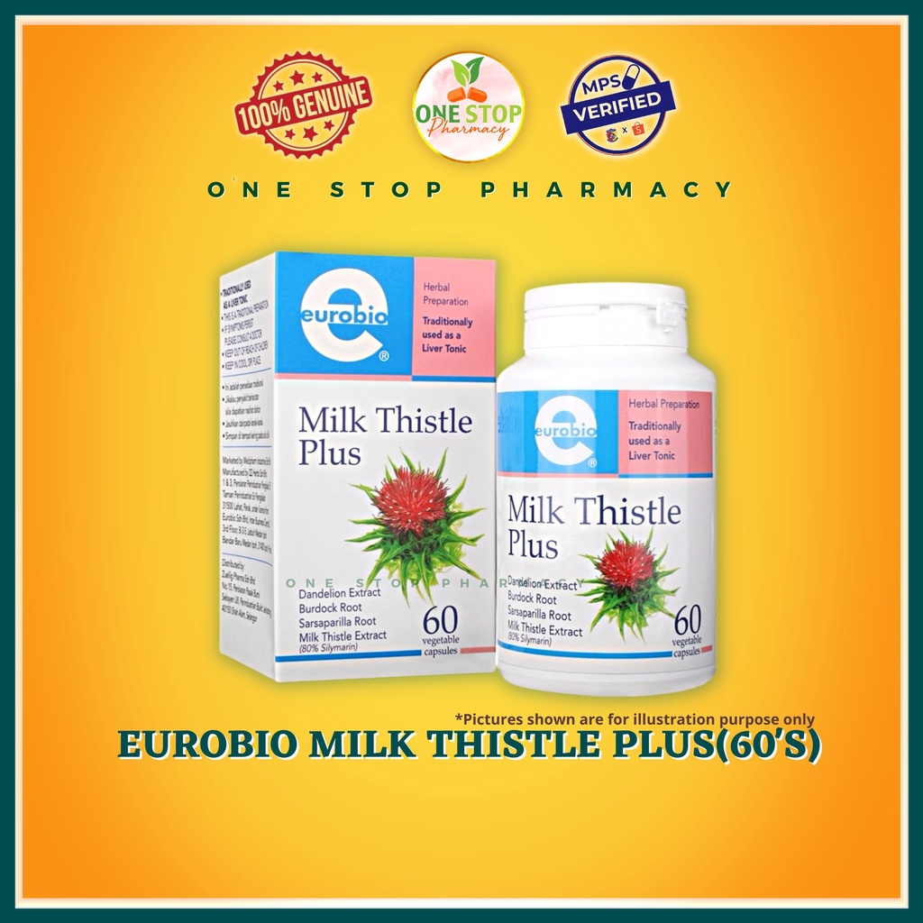 EUROBIO MILK THISTLE PLUS 60S(Improving liver function/enhancing ...