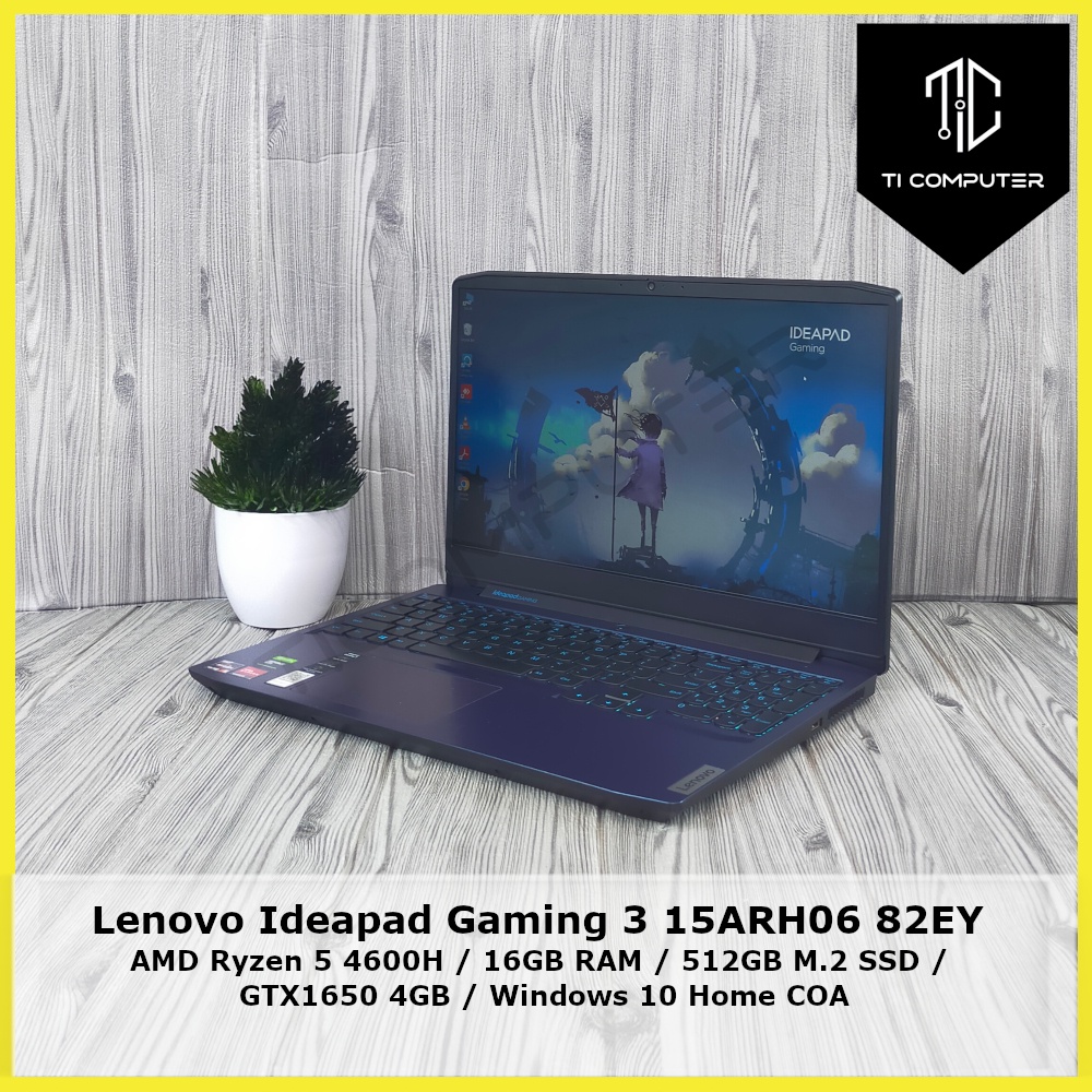 Lenovo Ideapad Gaming 3 15" 15ARH05 82EY AMD Ryzen 5 4600H 3.0Ghz 16GB ...