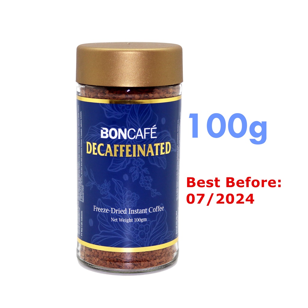 Boncafe Decaffeinated 100g Freeze-Dried Instant Coffee EXP: 07/2024 | Shopee Malaysia