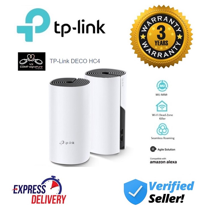TP-Link DECO HC4 ( 2 Pack / 3 Pack ) AC1200 Whole Home Mesh Wi-Fi ...