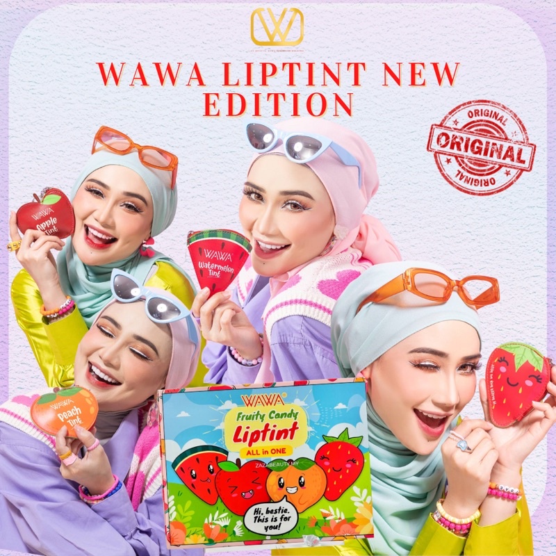 [💯ORIGINAL PRODUK] WAWA LIPTINT 3.0 NEW PACKING EDISI TERBARU! EMPAT ...
