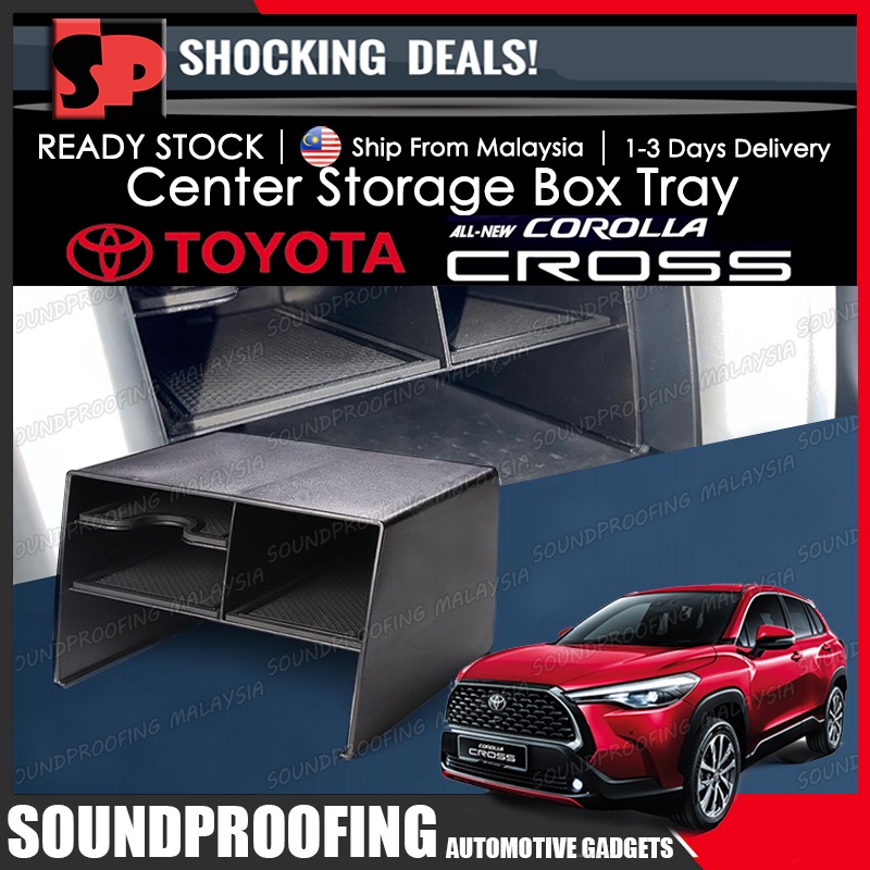 [𝗖𝗘𝗡𝗧𝗥𝗔𝗟 𝗖𝗢𝗡𝗦𝗢𝗟𝗘] Toyota Corolla CROSS ABS Storage Box Organiser Gear ...