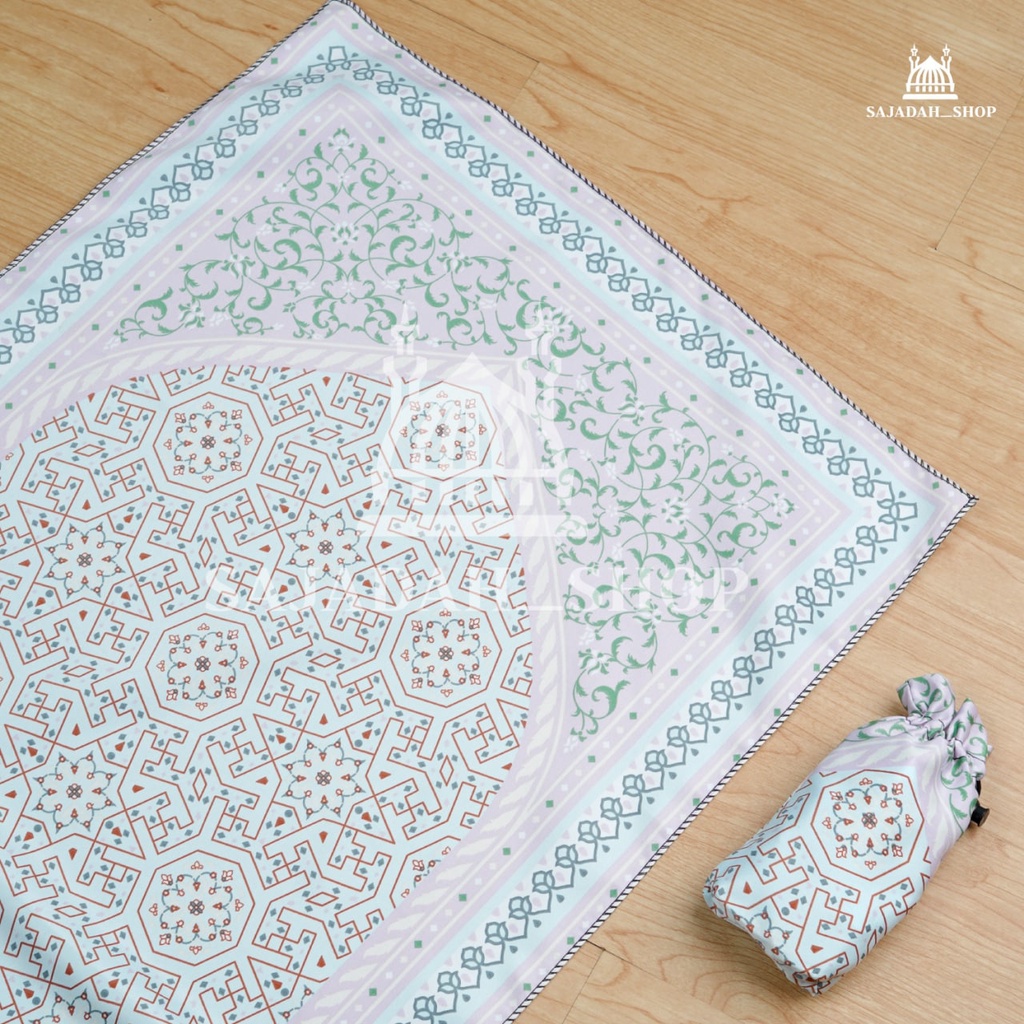 Arbain Arabian Travel Printed Prayer Rug /Hajj/Umrah Drawstring Pouch ...