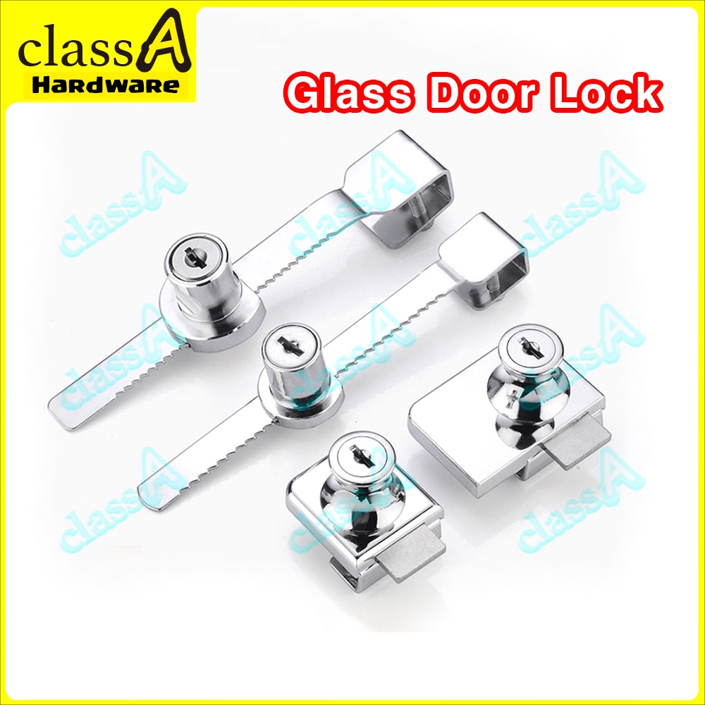 ClassAHW Glass Door Sliding Show Case Window Lock Kunci Pintu Kaca Kabinet Display Single Double ...