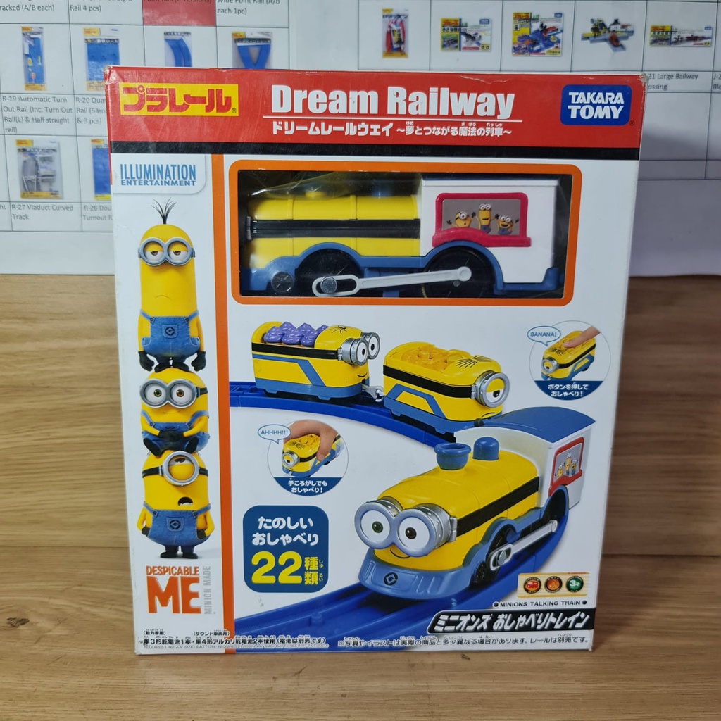 Takara Tomy Plarail Dream Railway Minions Talking Train | Shopee Malaysia