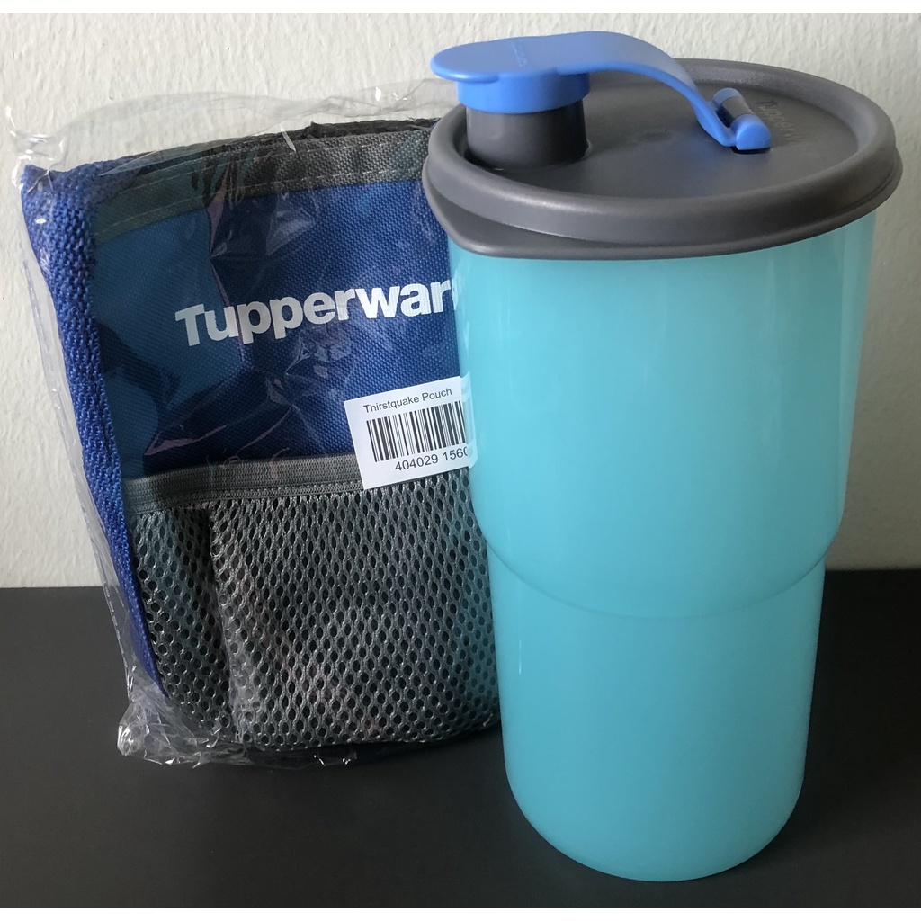 Tupperware Thirstquake Tumbler With Jean Pouch 900ml | Shopee Malaysia
