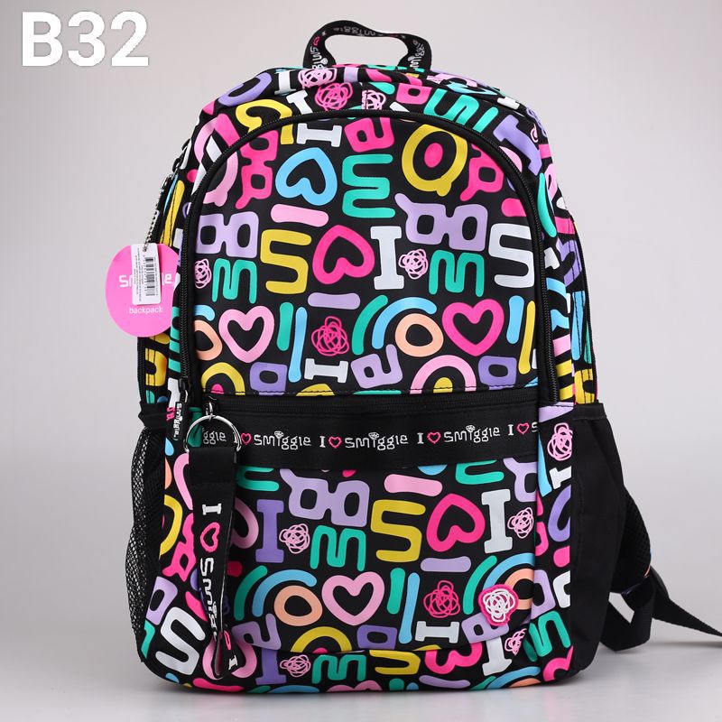 Smiggle Backpack/ Elementary School Children's Backpack/16INC Large ...