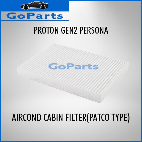 PROTON GEN2 PERSONA PATCO TYPE AIRCOND CABIN FILTER PW891439 | Shopee ...