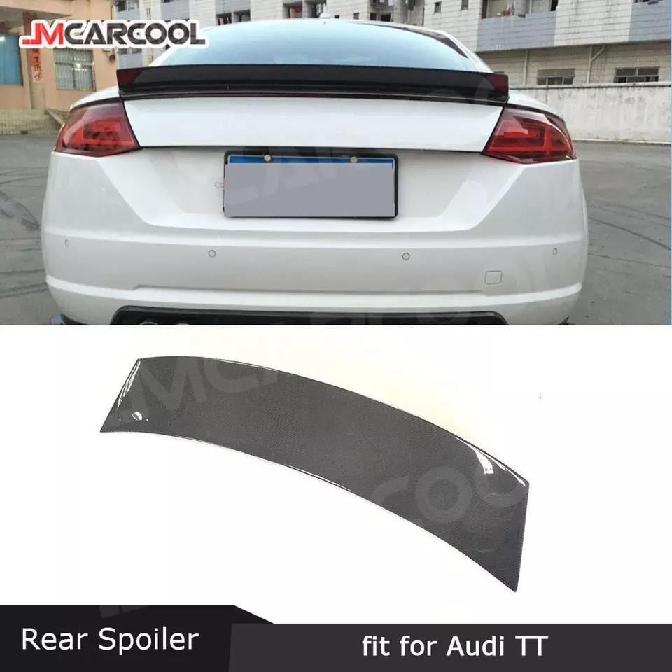 Carbon Fiber Rear Boot Spoiler For Audi TT TTS TTRS 2014 2015 2016 2017 ...
