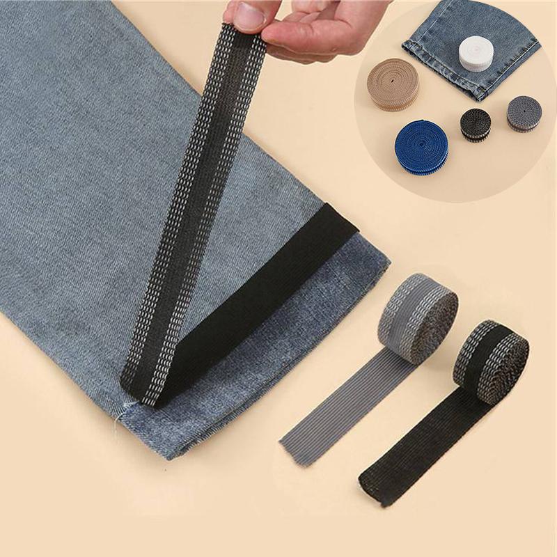 1/3/5/10M Self-Adhesive Pants Mouth Paste Iron-on Pants Edge Shorten Hemming Tape for Pants ...