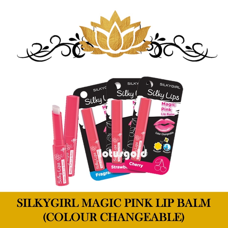 SILKYGIRL MAGIC PINK LIP BALM (COLOUR CHANGEABLE) | Shopee Malaysia