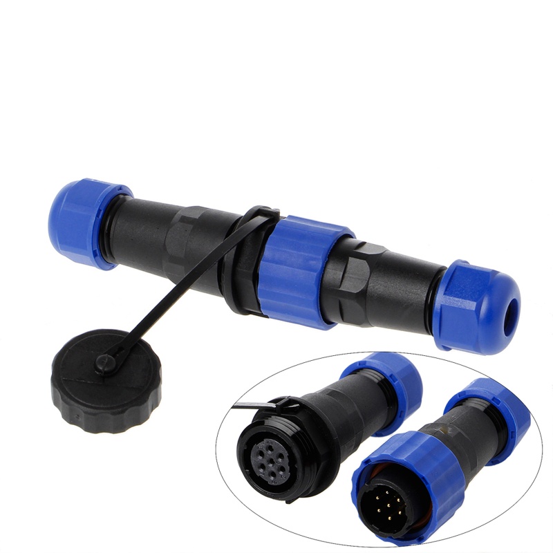 RPAN SP16 IP68 Aviation Plug Socket Cable in-line Connector 3 4 5 6 7 9 ...