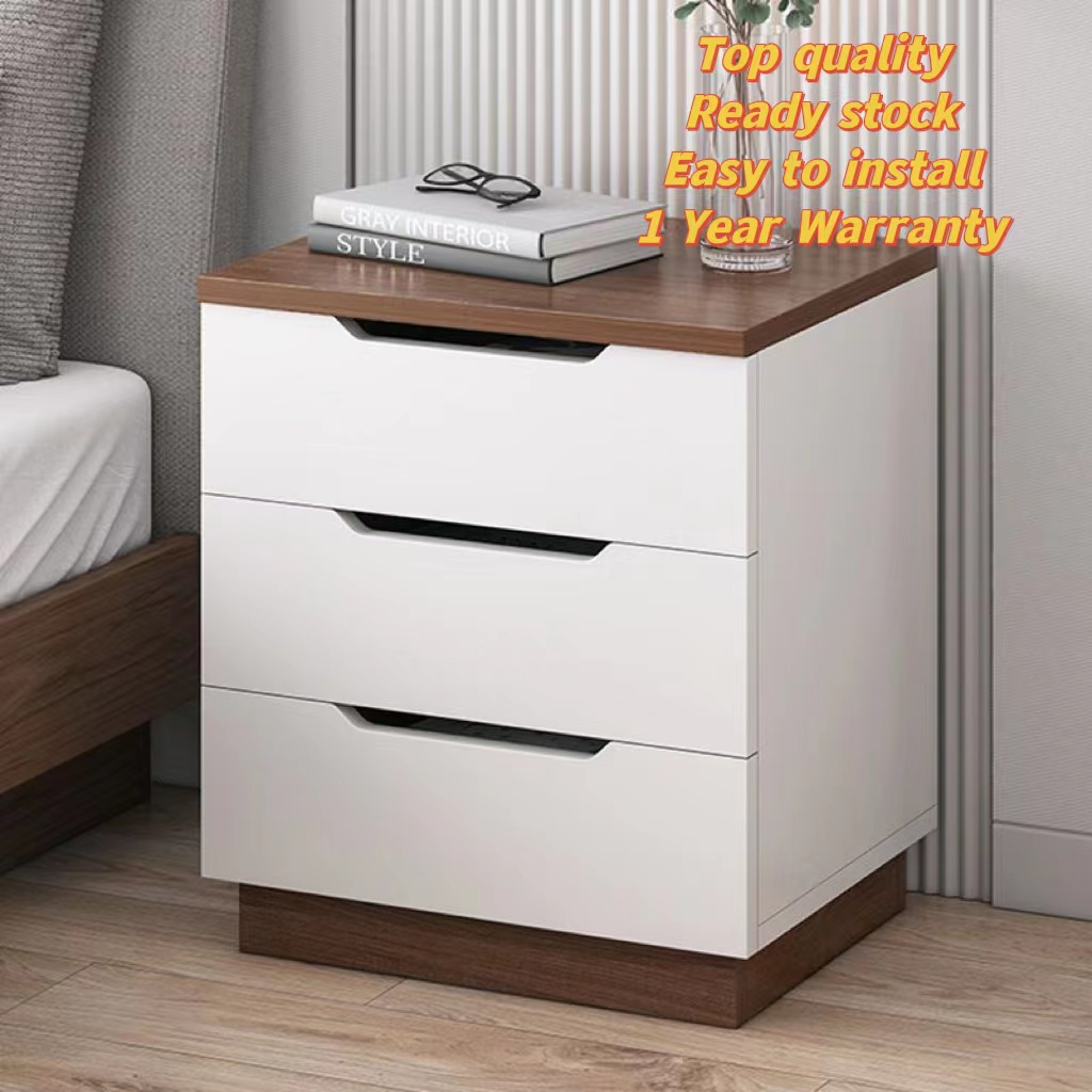 New Modern Simple Bedside Cabinet Bedside Table Side Table Meja Sisi ...