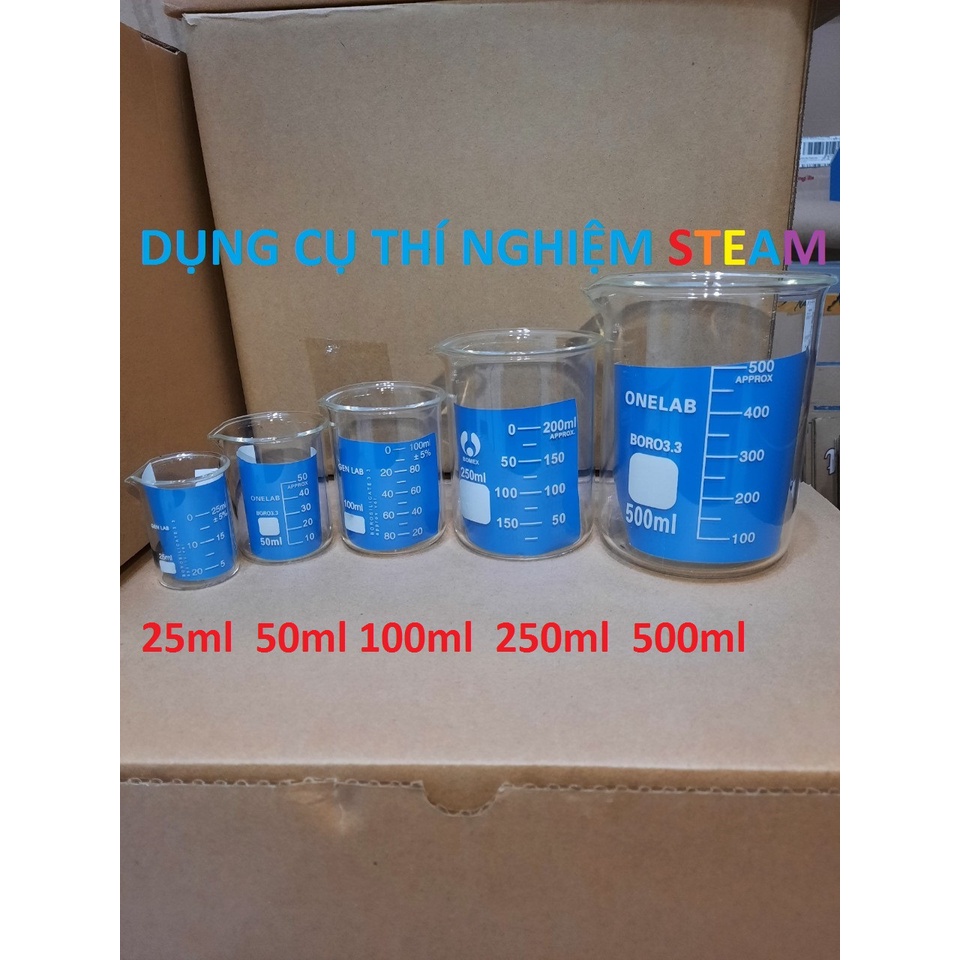 Set of 5 glass cups, 5 measuring cups ml graduated mixing cups with ...