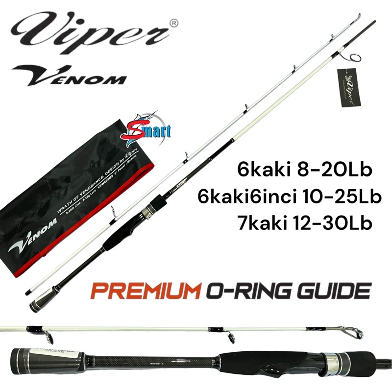 2022 VIPER Venom Wrath Of Vengeance Spinning Rod | Shopee Malaysia