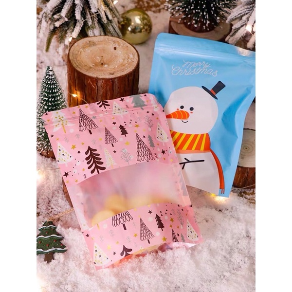 🎅🎄 Christmas Packaging Self Sealing Zip Lock Packaging Cookies Packaging 圣诞包装（1set = 10pcs ...