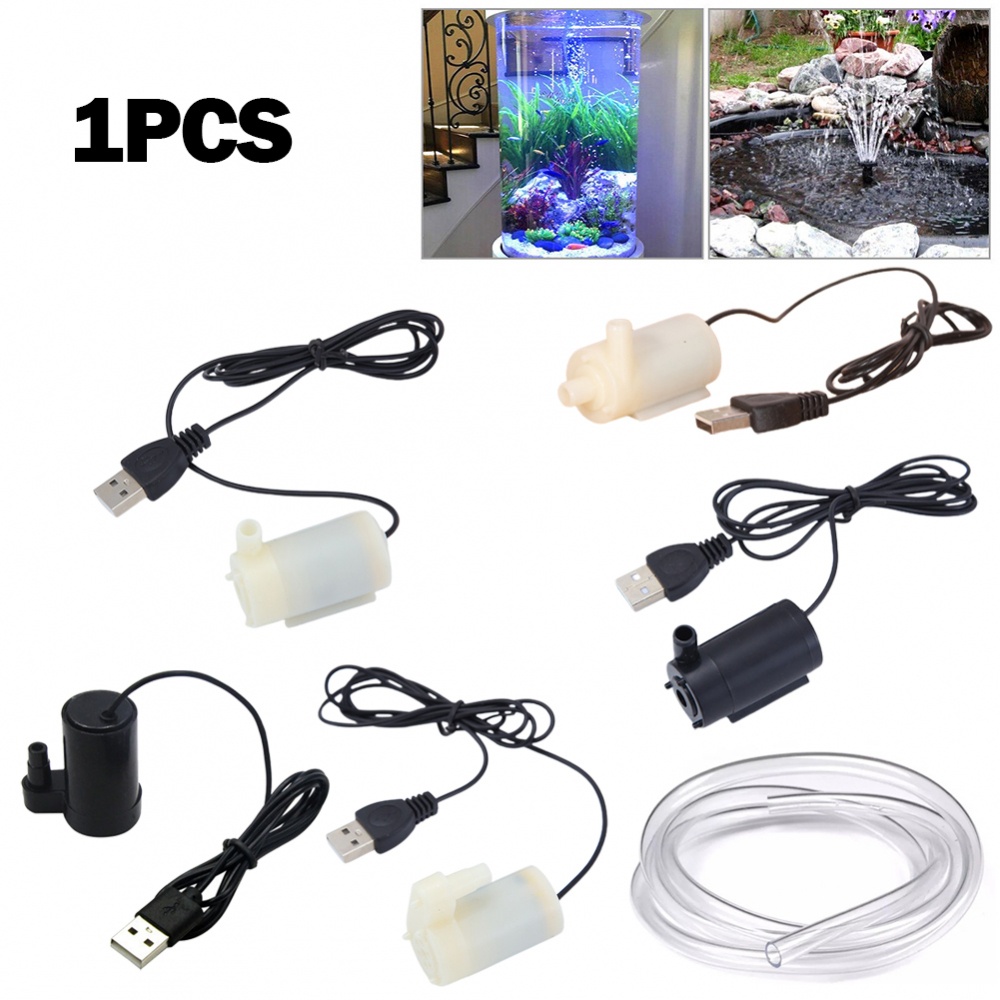 Water Pump Mini USB Air Compressor Corrosion-Resistant USB Submersible ...