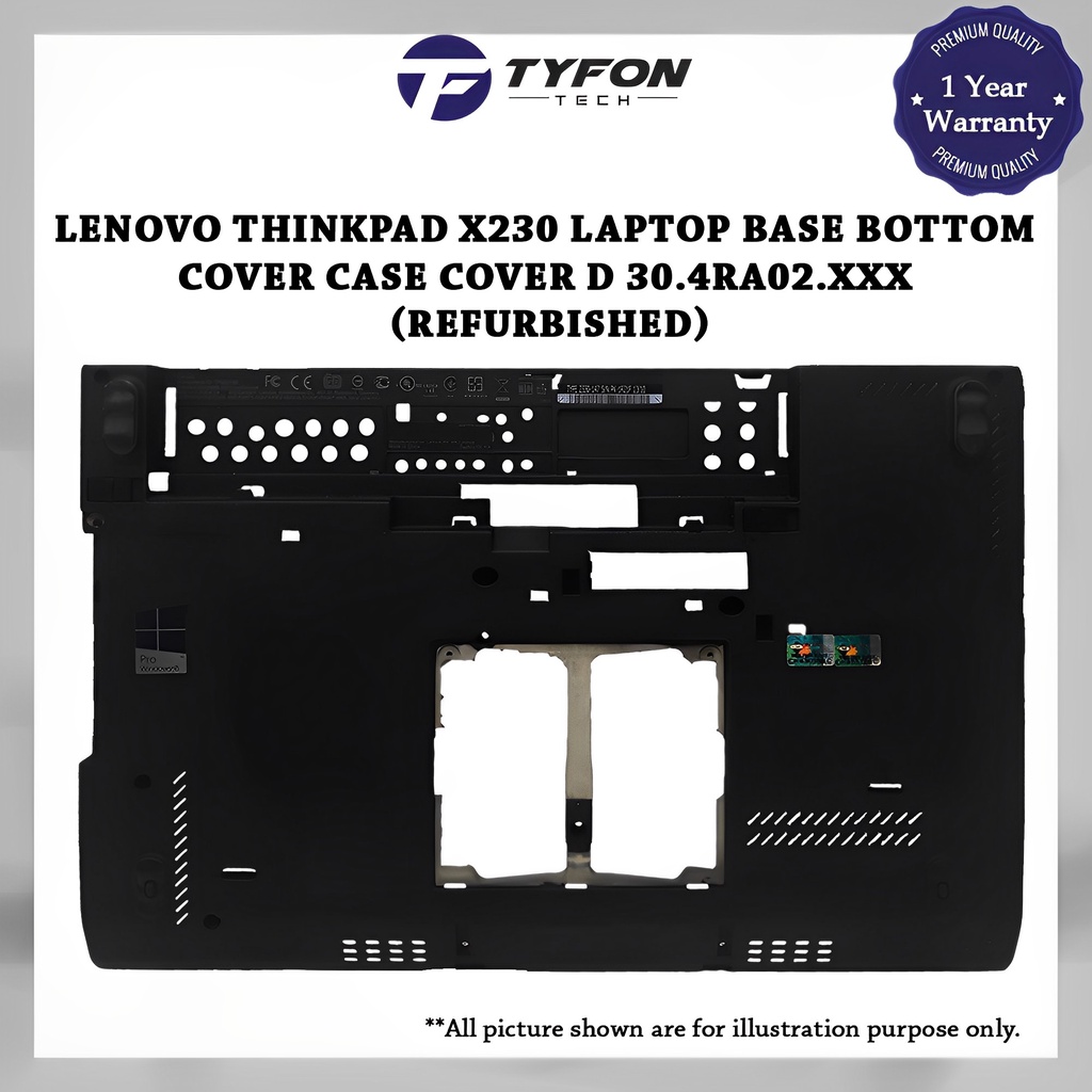 Lenovo Thinkpad X230 Laptop Base Bottom Cover Case Cover D 30.4RA02.XXX ...