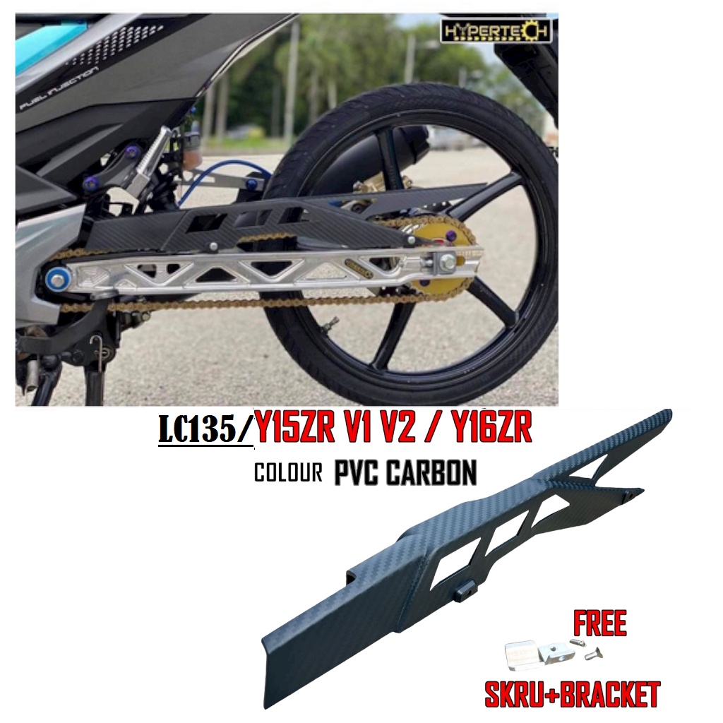 Y15ZR Y16ZR LC135 CHAIN COVER CNC SWING ARM ALLOY SWING ARM HYPERTECH ...