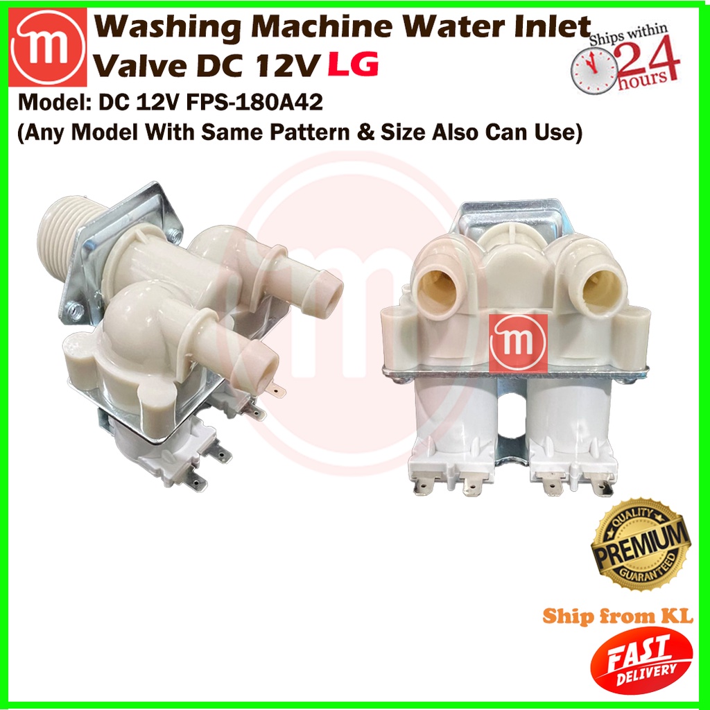 LG Washing Machine Water Inlet Valve DC 12V FPS-180A42 | Shopee Malaysia
