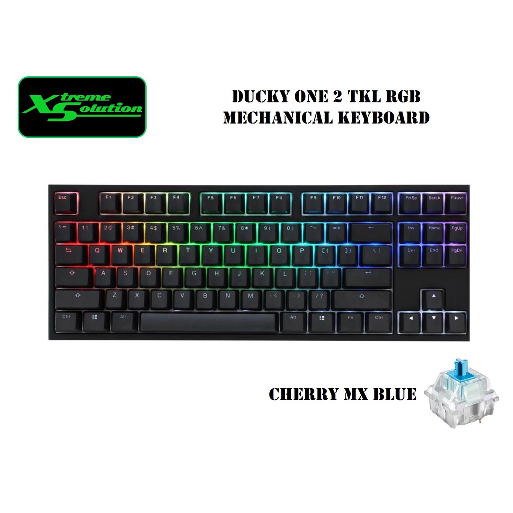 Ducky One 2 TKL - 87 Keys RGB Mechanical Keyboard | Cherry MX Switches ...