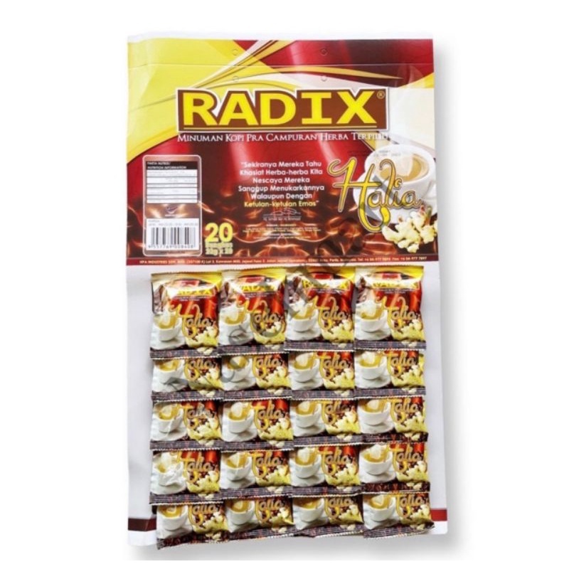 KOPI RADIX HALIA 20SACHET | Shopee Malaysia