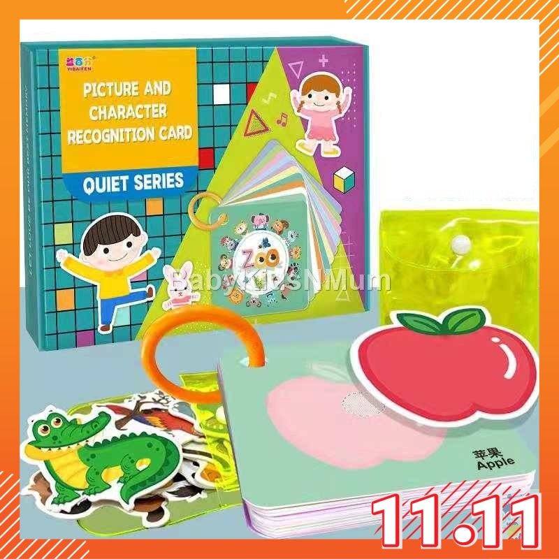 English Chinese Early Education Interactive Flash Card Picture ...