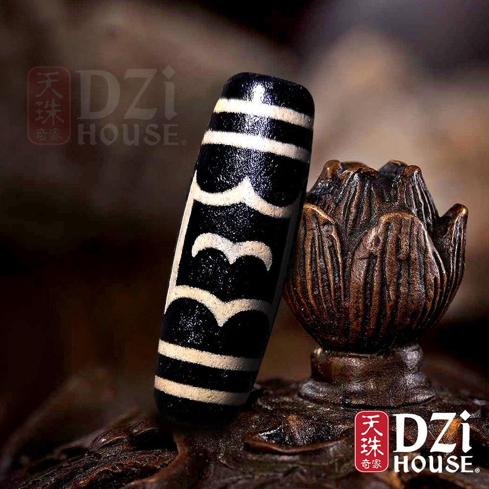Garuda Dzi Bead 大鹏鸟天珠 (GR8339)【Dzi House 天珠奇家】Antique Blessing Wealth ...