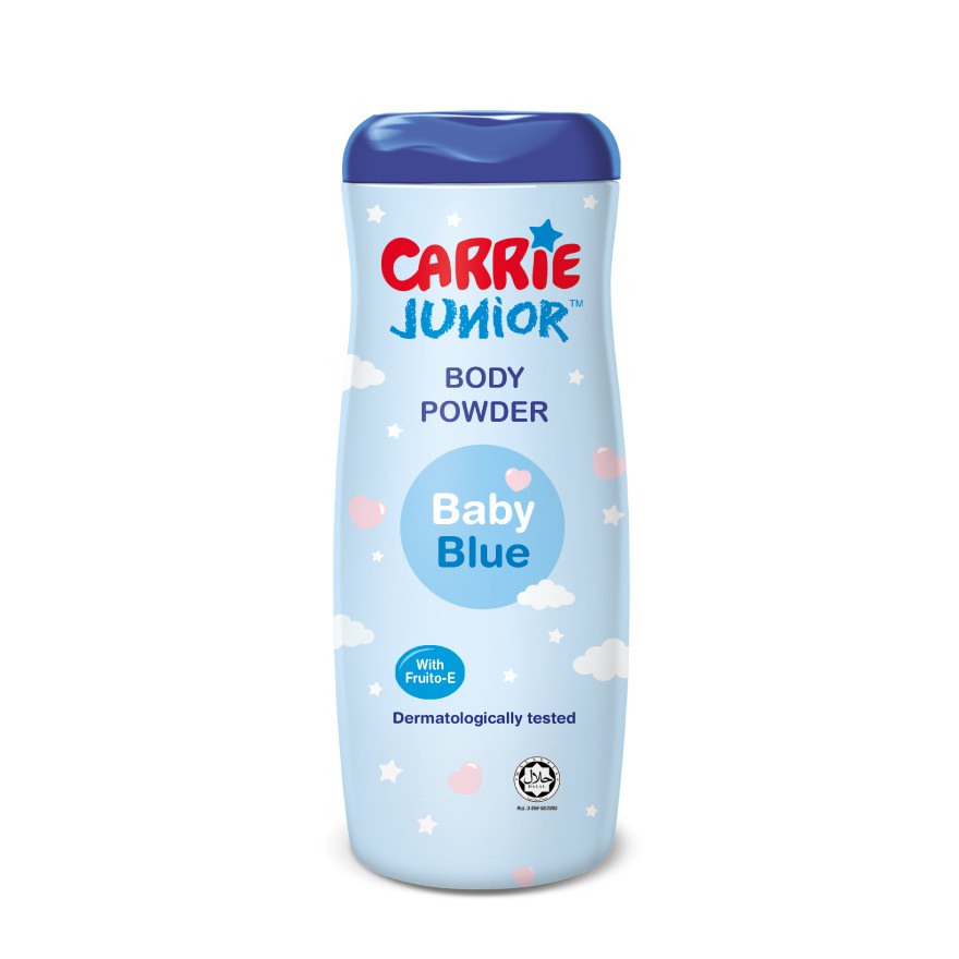Carrie Junior Body Powder-Baby Blue 125g | Shopee Malaysia