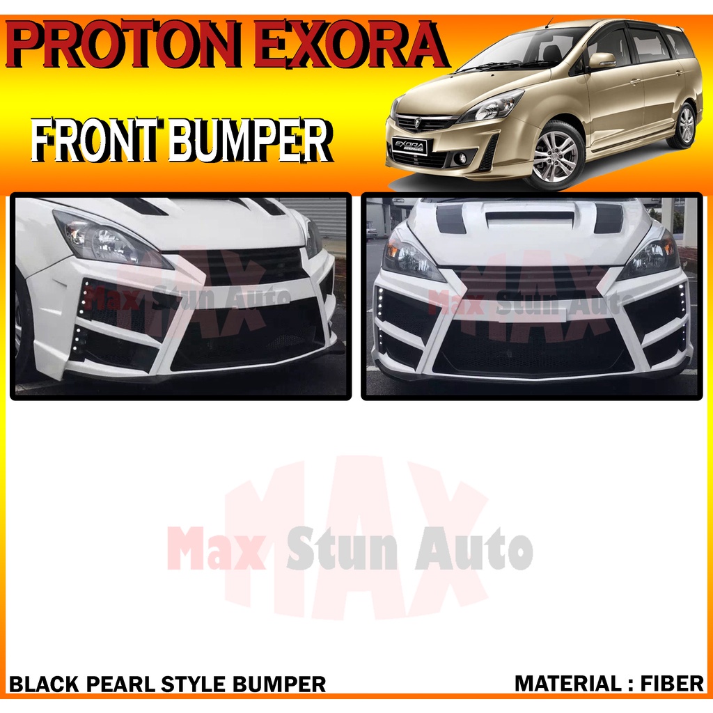 PROTON EXORA 2009-2020 BLACK PEARL STYLE FRONT BUMPER (BLACK PEARL ...