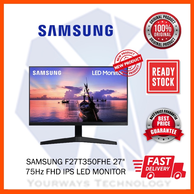 Samsung F27T350FHE 27" 75Hz FHD IPS LED Monitor | Shopee Malaysia