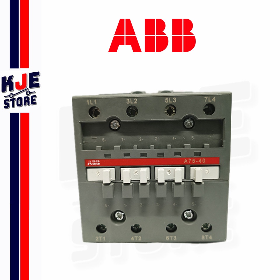 ABB-A75-40-0088 1SBL411201R8800 ABB Contactor, Coil:240VAC, Aux:Nil 4 Pole, 37KW, AC1, 125A, 50 ...