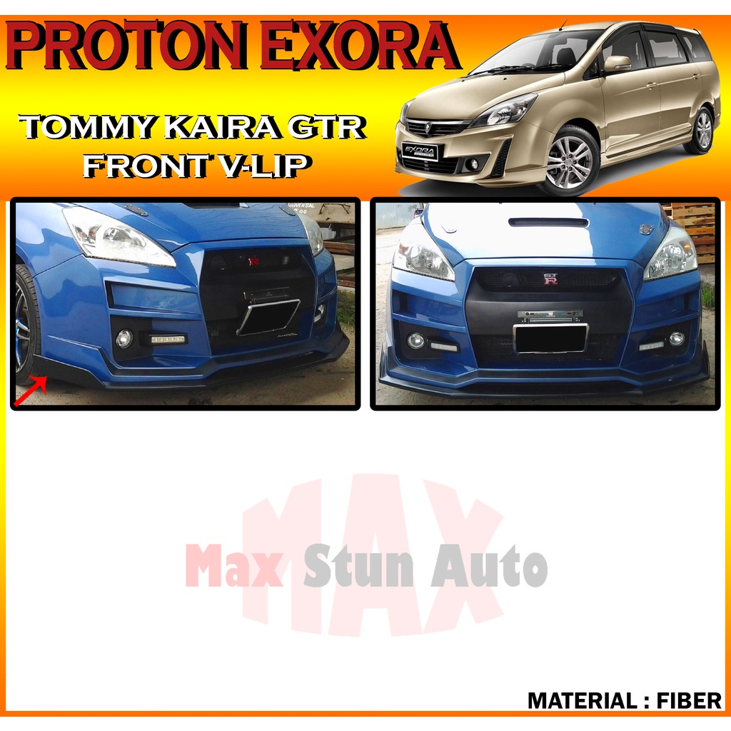 PROTON EXORA 2009-2020 TOMMY KAIRA GTR STYLE FRONT V-LIP (TOMMY KAIRA ...