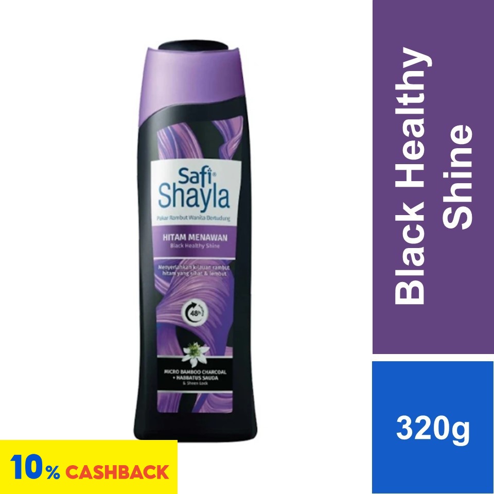 SAFI Shayla Shampoo Black Healthy Shine (320g) | Shopee Malaysia