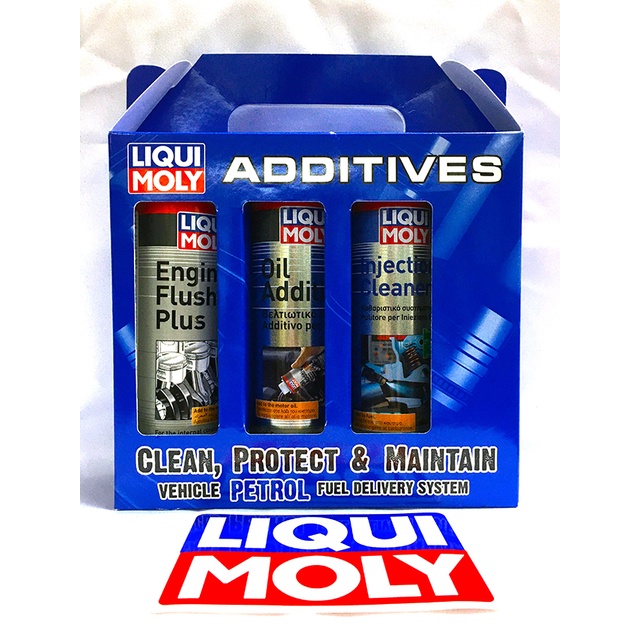 LIQUI MOLY 3-in-1 Additive Set 300ml (Fuel Injection Cleaner/Engine ...
