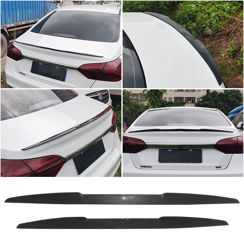Universal spoiler Sedan Hatchback SUV carbon rubber spoiler PU carbon ...