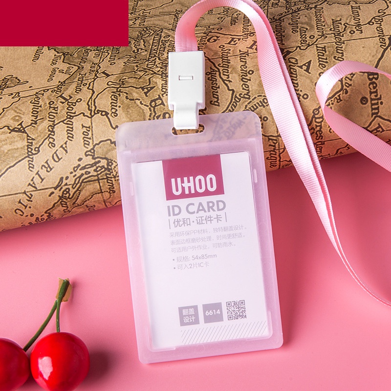 Waterproof Id Holder Double-Sided Transparent Work Permit Tag Student ...