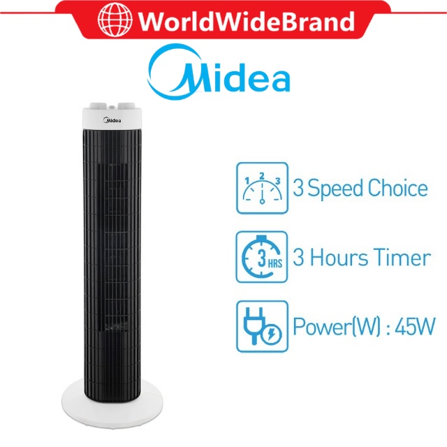 Midea Tower Fan Kipas Angin MTF101K MTF-101K | Shopee Malaysia