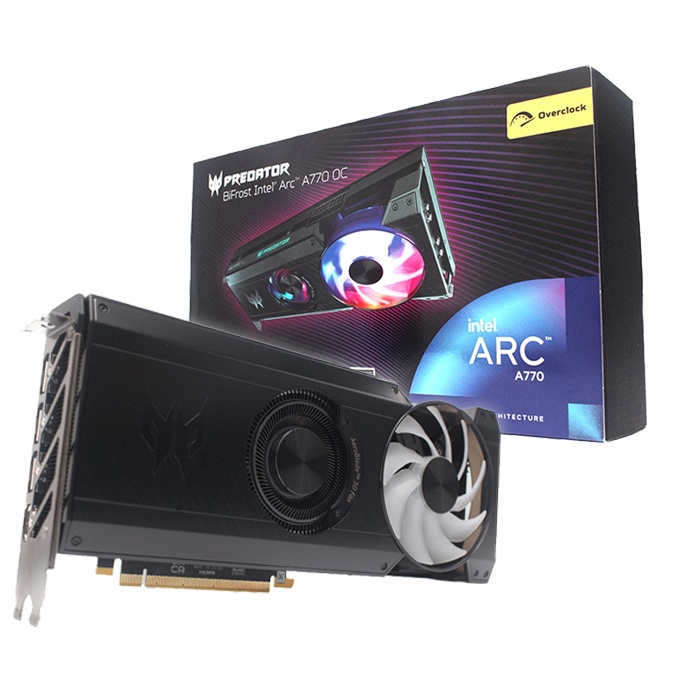 5Cgo Acer Predator BiFrost Intel Arc A770 OC 16G desktop computer ...