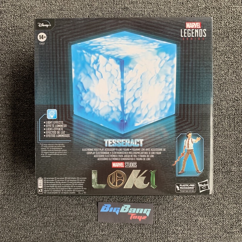 Hasbro Marvel Legends Tesseract Electronic Role Play Accessory & Loki ...