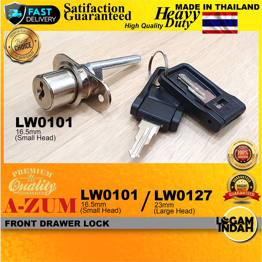 [100% ORIGINAL] LW0101, LW0127 AZUM WOODEN CABINET FRONT LOCK / WOODEN ...