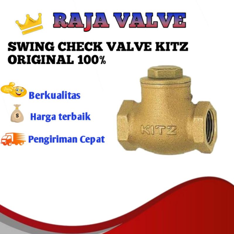 2 inch Swing Check valve KITZ brass | Shopee Malaysia