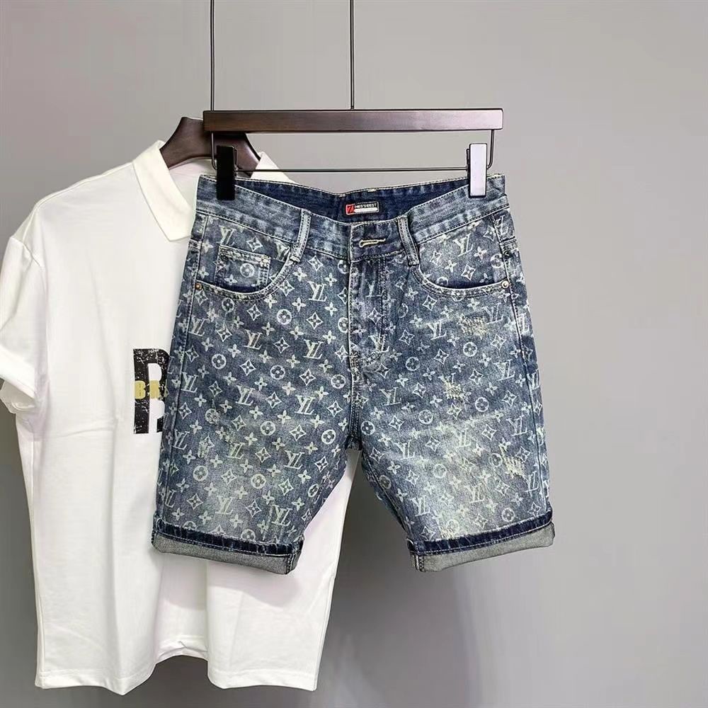 Short pants jeans denim shorts men Summer Bull-Puncher Knickers Male ...
