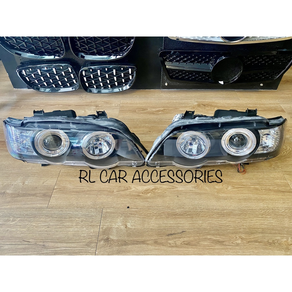 Bmw e53 X5 projector headlamp headlight head lamp light led ring drl ...