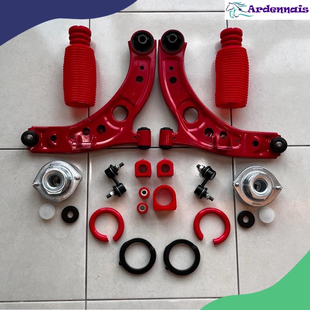 21 ITEM COMPLETE SET LOWER ARM/STABILIZER LINK/STEERING RACK BUSH ...